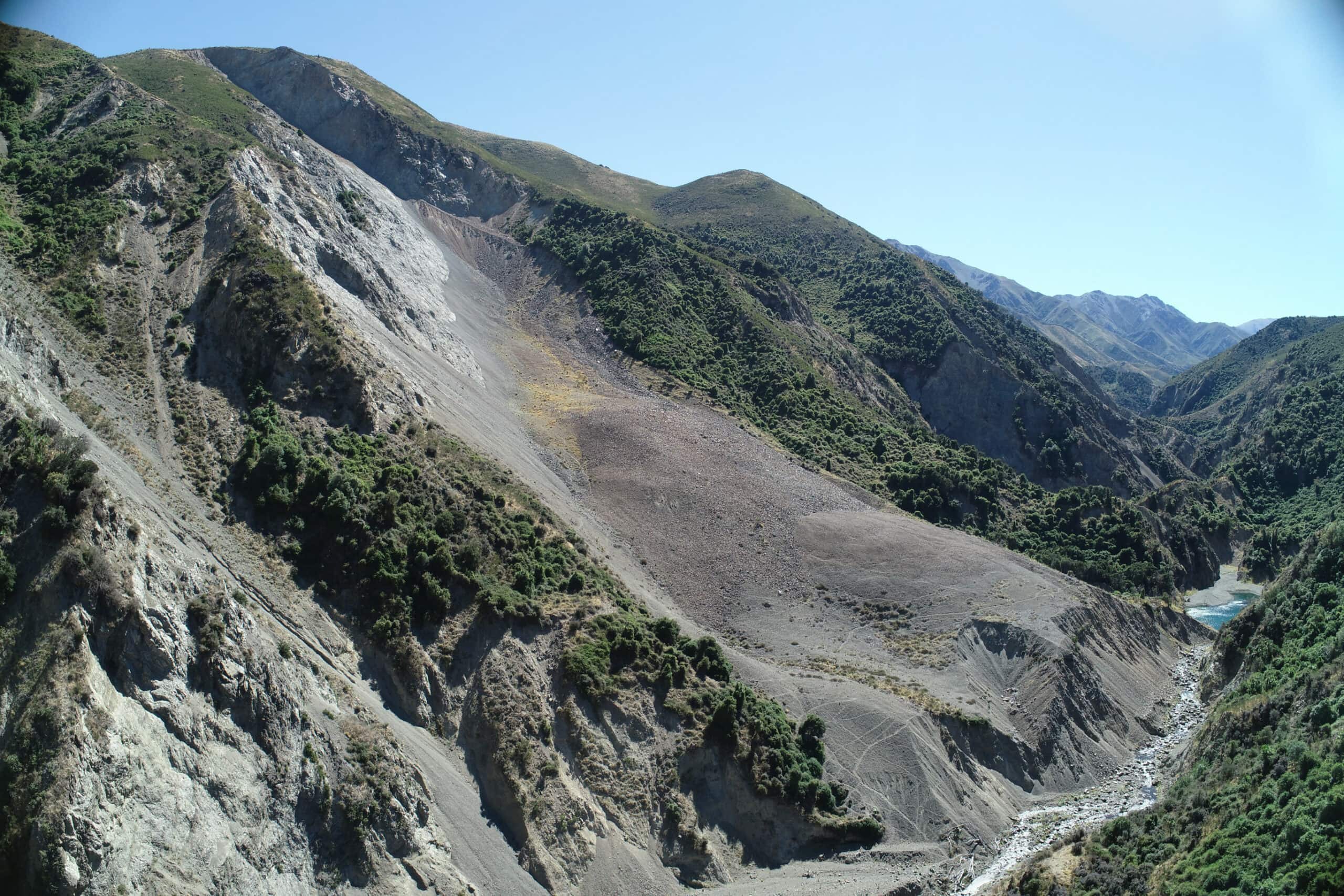 What is a landslide dam?